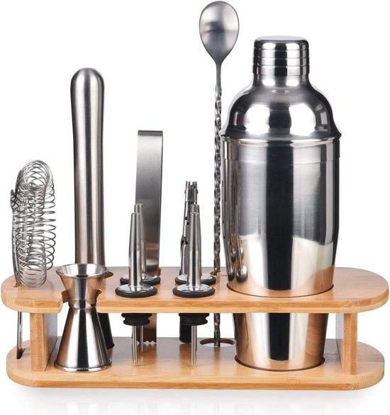 750ml Cocktail Shakers Set 12 Stuk - Cocktail Making Set met Display ...