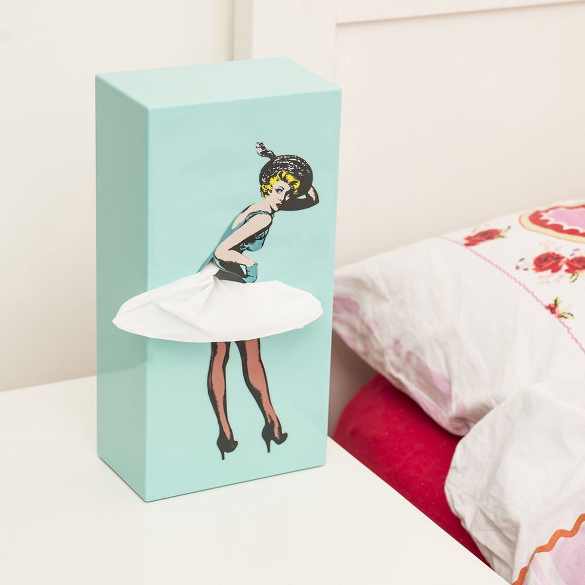 Luf Design Tissue Up Girl Tissuedispenser - Mint | bol.com