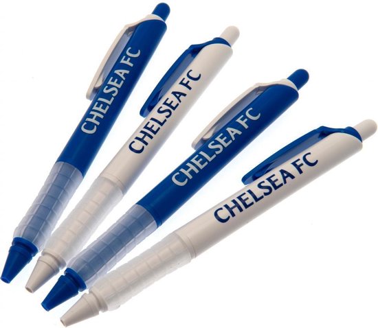 Chelsea FC Pen Set (Pack Of 4) (Blue/White) | bol