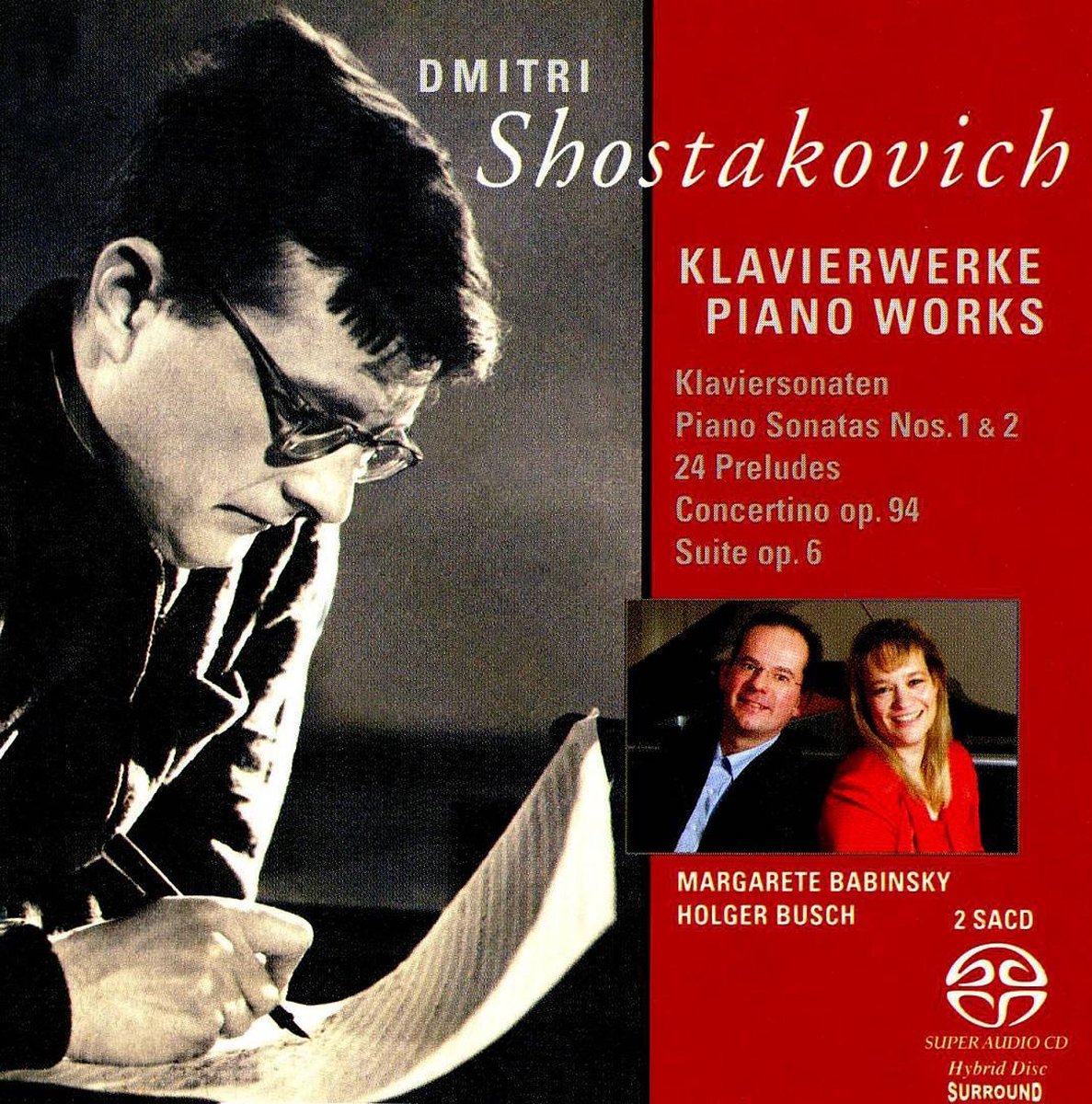 Margarette Babinsky & Holger Busch - Shostakovitch: Piano Works (2 CD ...