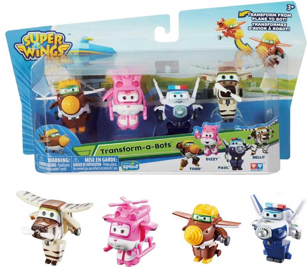 Super Wings Transform-a-bots Figurenset Todd | bol.com