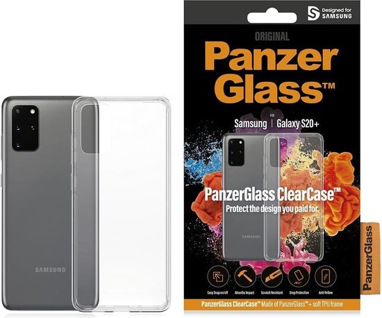 Panzerglass ClearCase Samsung Galaxy S20 Plus Hoesje Transparant | bol.com
