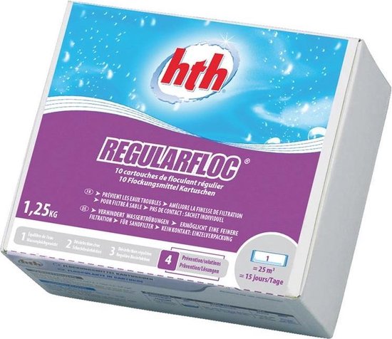 HTH Vlokkingstabletten Regular Floc - 1.25 kg - 10 Zakjes | bol