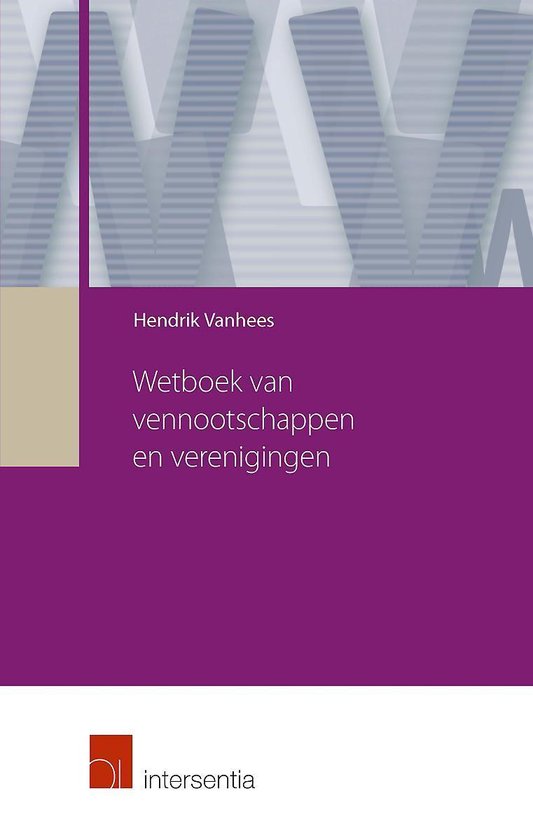 Wetboek van vennootschappen en verenigingen, Hendrik Vanhees ...