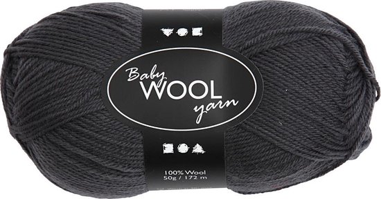Baby Garen, L: 172 M, donkergrijs, 50 gr/ 1 bol | bol