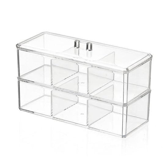 Transparant bakje met deksel | 2 varianten | bol