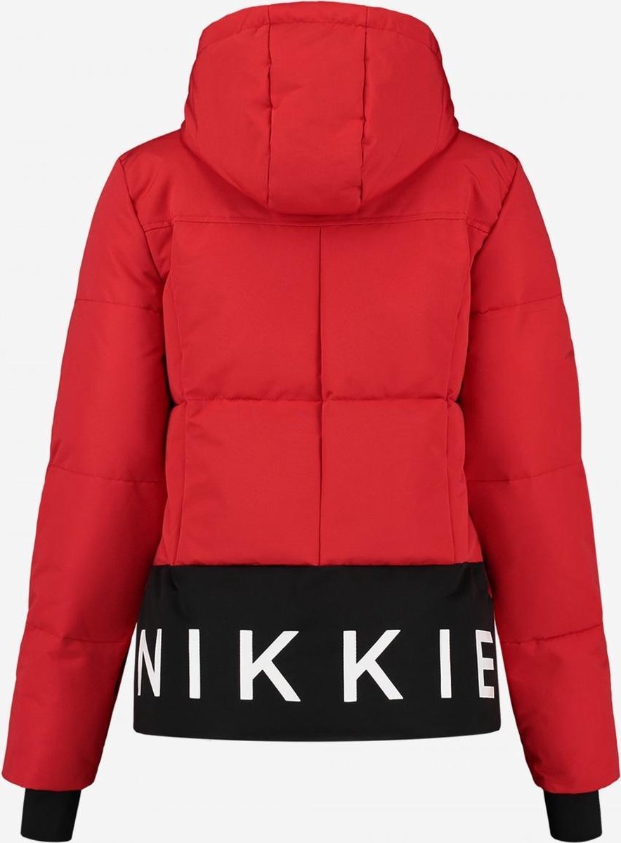 Nikkie Logo Ski Jas Rough Rood 36 | bol.com