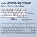 TMKB Clavier de Gaming mécanique T68SE 60 % compact avec câble Mini USB ...
