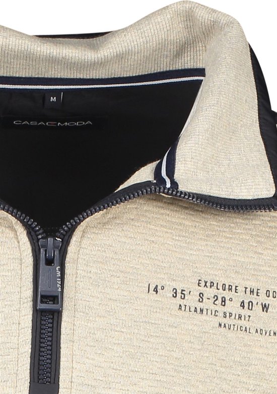 CASA MODA comfort fit trui - beige - Maat: L | bol