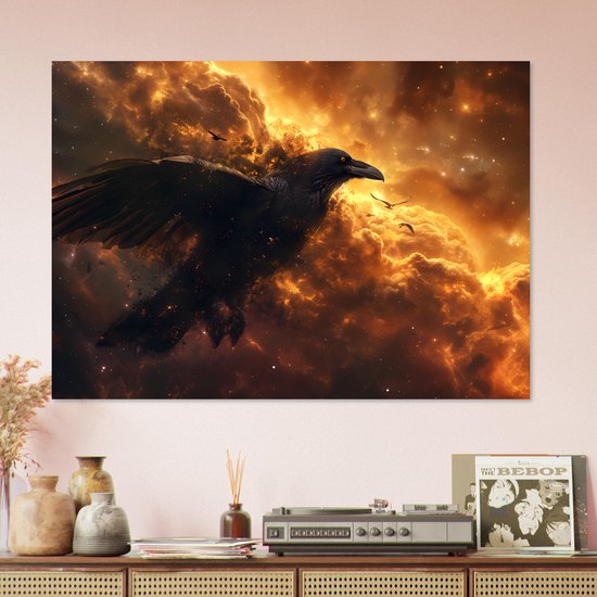 [Two Ravens] Raven Poster, Raaf Kunst, Raaf Muur Decoratie, Raven ...