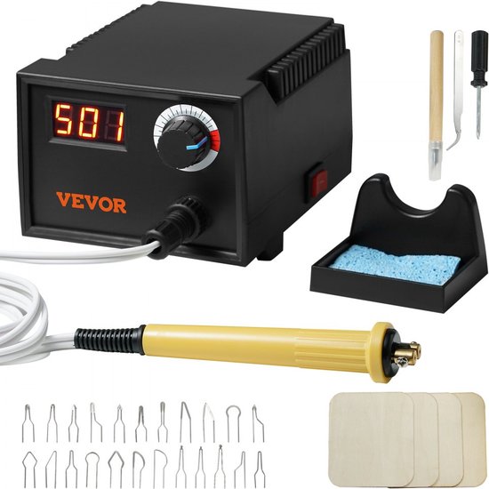 Dakta® Professioneel houtbrandergereedschap pyrografie, pyrografieset ...