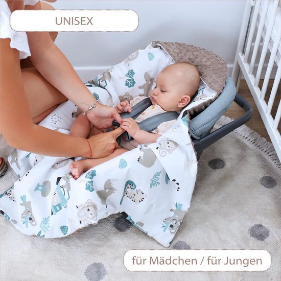 wikkeldeken \ babyzitje, deken / knuffeldeken, kinderwagendeken voor ...