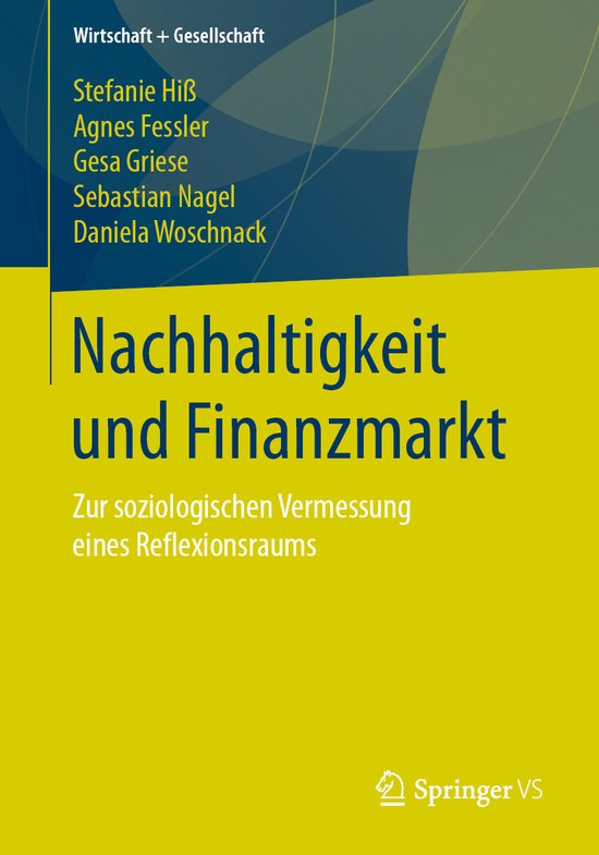Nachhaltigkeit und Finanzmarkt, Agnes Fessler | 9783658302580 | Boeken ...