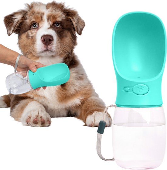 JAXY Drinkfles Hond - Honden Waterfles - Drinkfles Honden Onderweg ...
