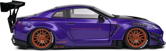 Solido Nissan GT-R (R35) lila 1:18 Auto | bol