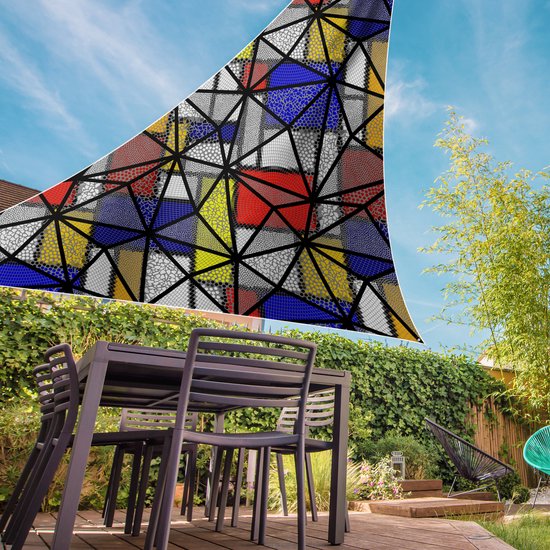 MuchoWow® - Schaduwdoek - Mondriaan - Abstract - Patronen - 96% UV ...