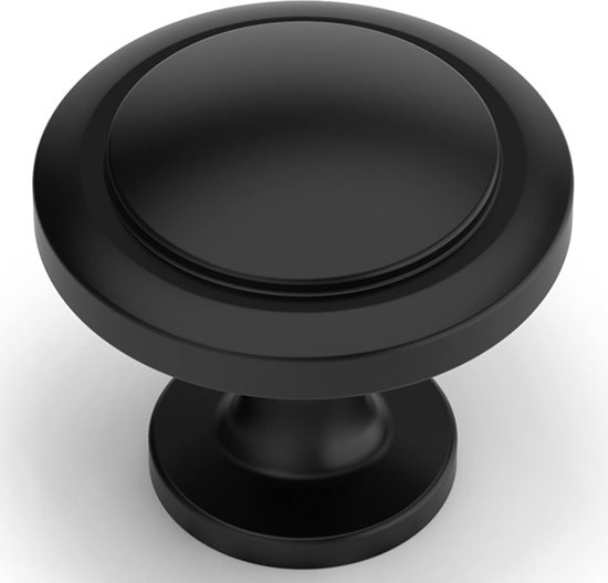 12 Stuks Meubelknoppen Kast Knoppen Zwart Lade Knoppen Knop Voor Kast ...