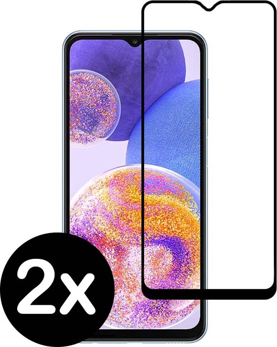 Smartphonica Samsung Galaxy A23 full cover tempered glass screenprotector van gehard... | bol