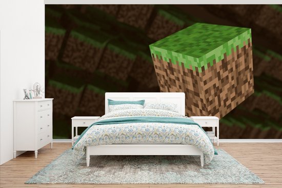 Behang - Fotobehang Blok - Gaming - Breedte 430 cm x hoogte 240 cm | bol