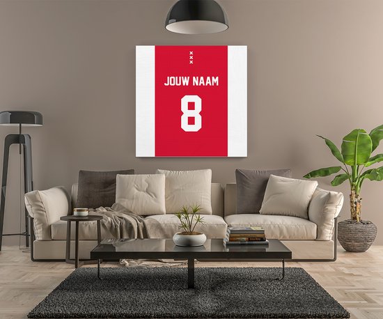Ajax - Schilderij - Voetbal Poster op Dibond - Muurdecoratie - 100 x ...