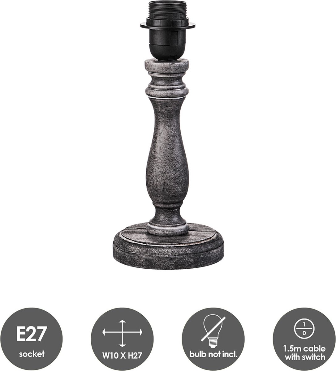 Home Sweet Home - Landelijke tafellamp voet Femme voor lampenkap ...