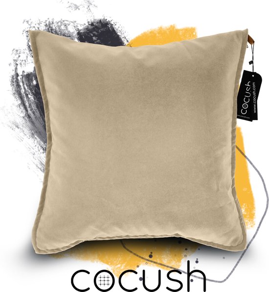 Cocush - JANE - Kussenhoes Vloerkussen excl. Binnenkussen 70x70 cm - 1 ...