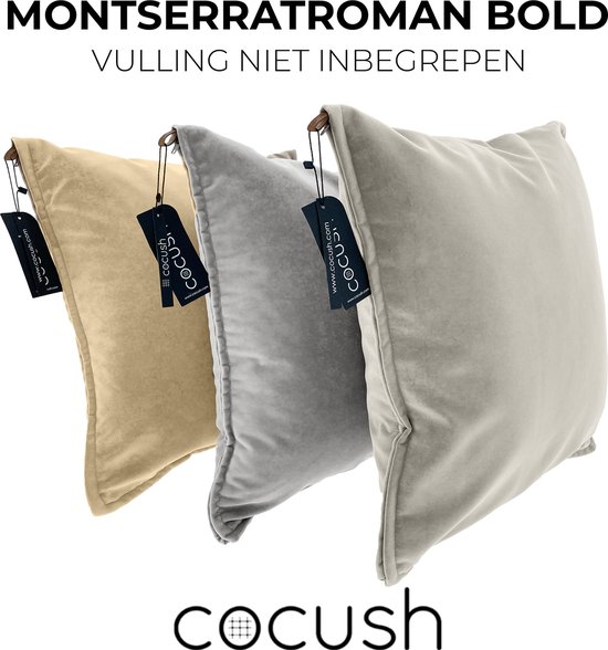 Cocush - JANE - Kussenhoes Vloerkussen excl. Binnenkussen 70x70 cm - 1 ...