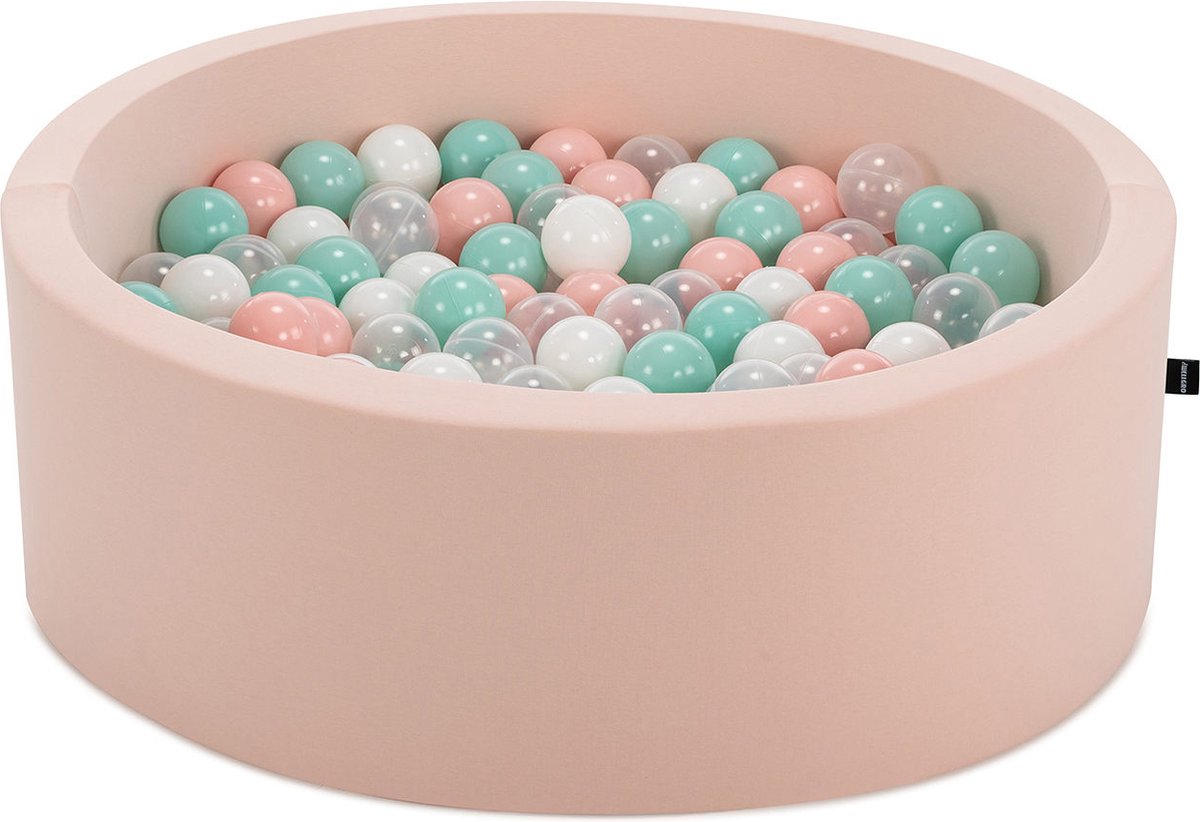Ballenbak babys - Roze - 200 ballen in de kleuren Wit, Roze ...