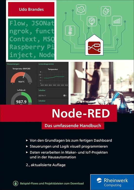 Node-RED (ebook), Udo Brandes | 9783836294713 | Boeken | bol