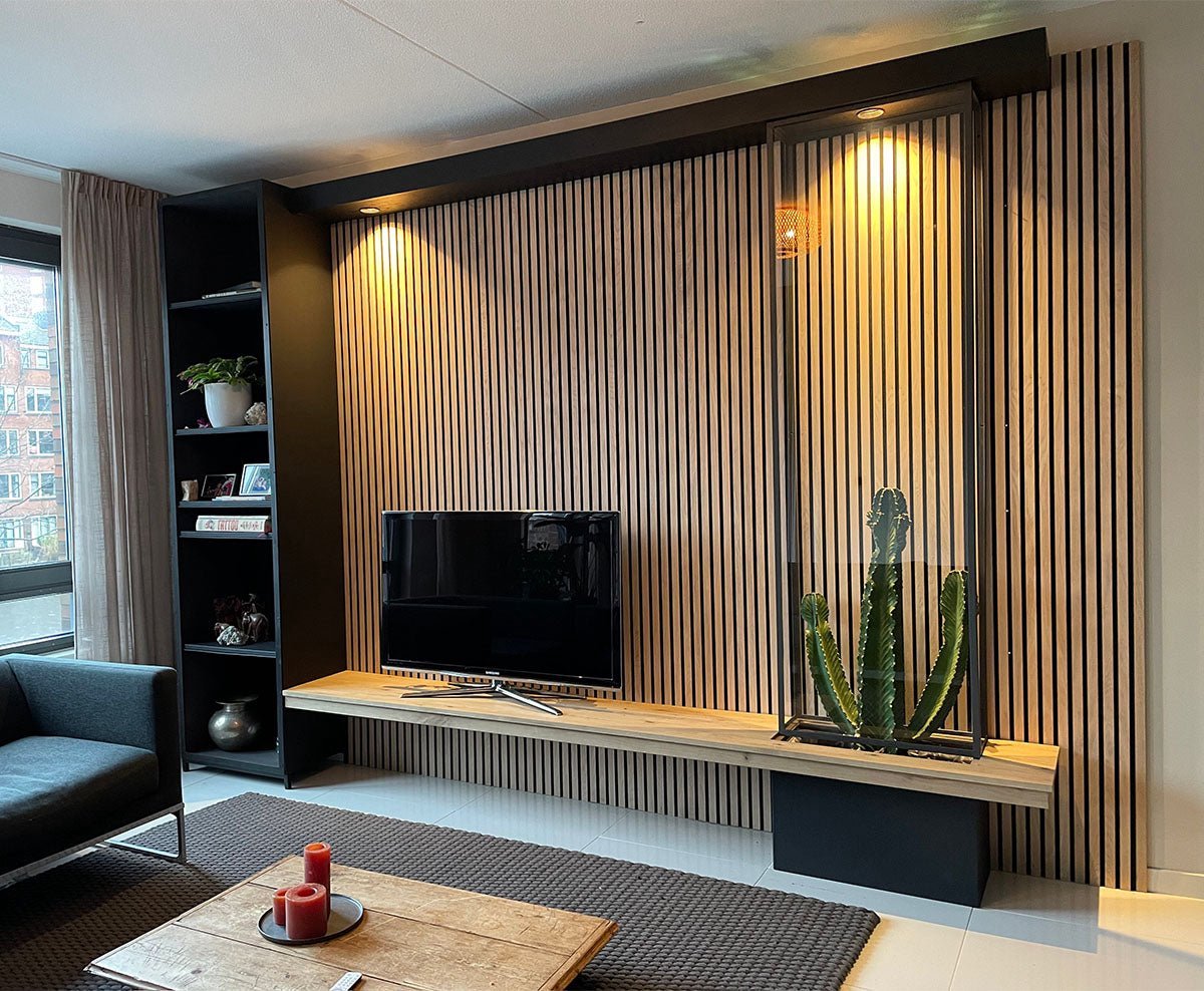 Floer Akupanel XL wandpanelen Onbehandeld Eiken - 300 x 60 cm ...