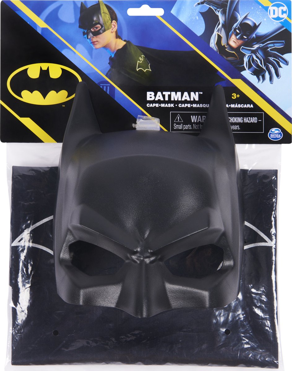 DC Comics - Set met cape en masker van Batman - één maat verkleedpak ...