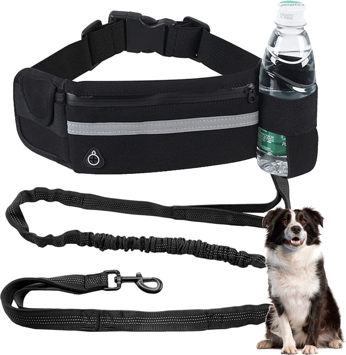 BOTC Hondenriem - Looplijn Hond met Heupriem voor Hardlopen - Looplijn ...