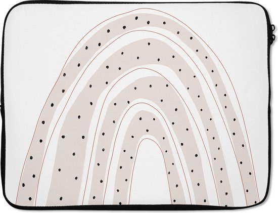 Regenboog - Pastel - Abstract - Laptop - Laptop case - Laptopcover ...