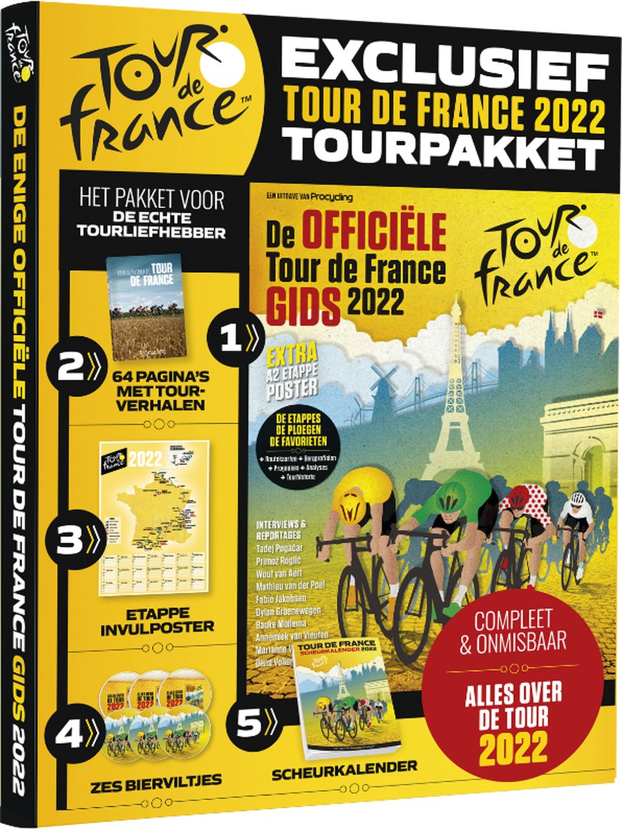 Het Officiële Tour de France Pakket 2022 | bol.com