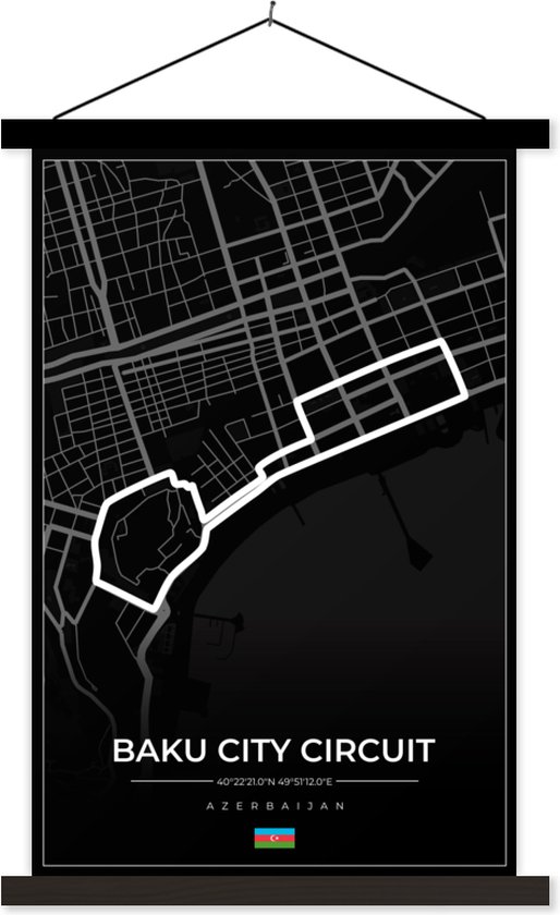 Posterhanger incl. Poster - Schoolplaat - Racebaan - Circuit - F1 ...