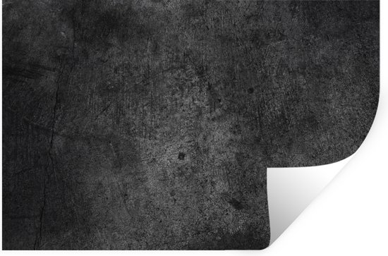 Muurstickers - Sticker Folie - Beton - Structuur - Retro - Zwart ...