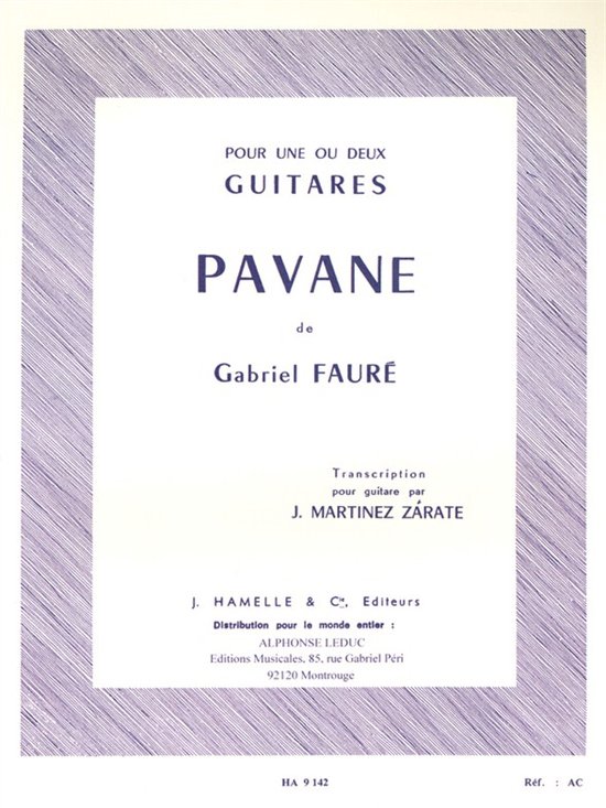 Pavane Op.50, Gabriel Fauré | 9790230791427 | Boeken | bol.com
