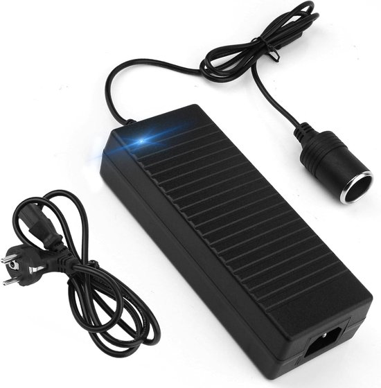 Spanningstransformator 230V naar 12V - 10A AC-DC Adapter voor Auto ...