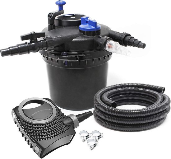 Vijverfilterset tot 8000 l met UVC en krachtige pomp | bol