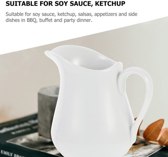 HEMOTON Kleine Keramische Creamer Pitcher: 450 Ml Mini- Koffiemelk ...