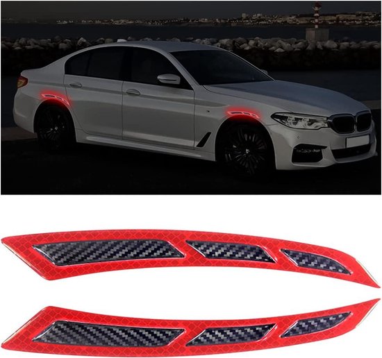 Reflecterende anti-botsing waarschuwingsstrips stickers voor auto SUV ...