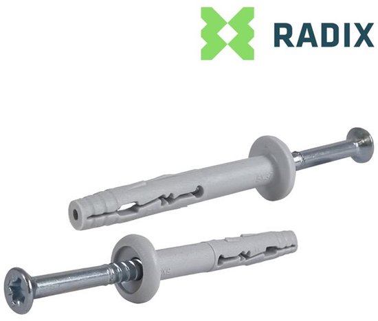 Radix - FX Pro - Nagelpluggen/Slagpluggen - Grote kraag - 5 x 37/15mm ...