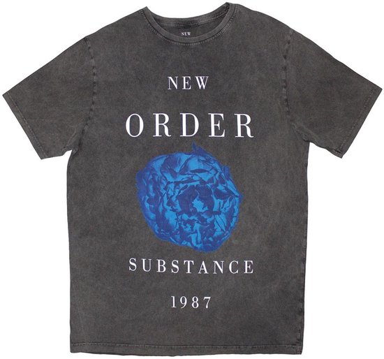 New Order - Substance 1987 Heren T-shirt - S - Grijs | bol