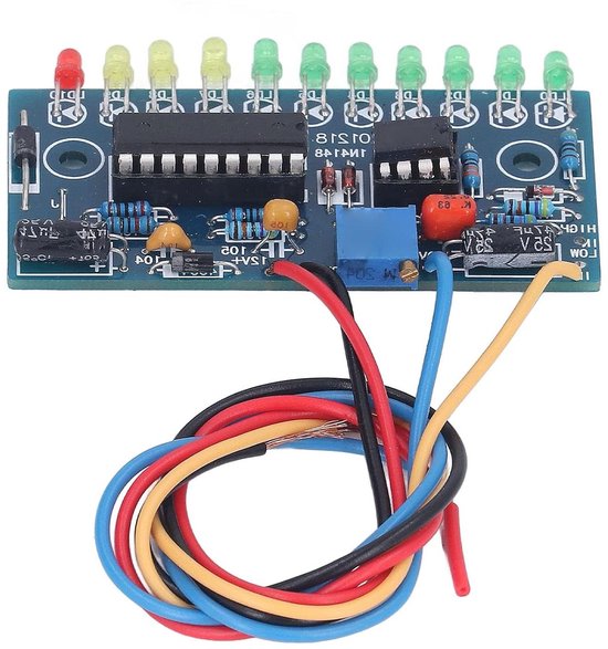 12V 250MA LED Niveau Indicator Module - 10 Segment 3mm LED ...