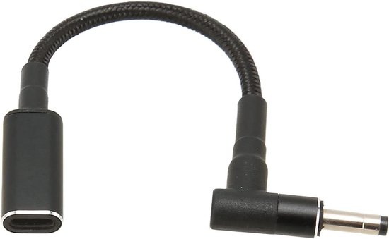 Type C Female Input Naar DC Male 4.0x1.7mm Power PD Oplaadkabel 100W ...