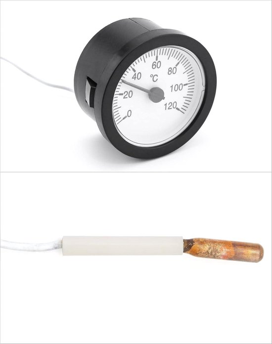 Thermometer met capillaire sonde voor ketels, verwarmings- en ...