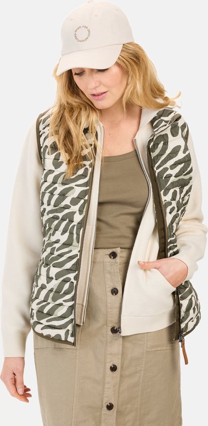 camel active Bodywarmer met animal print - Maat womenswear-42 - Animal ...