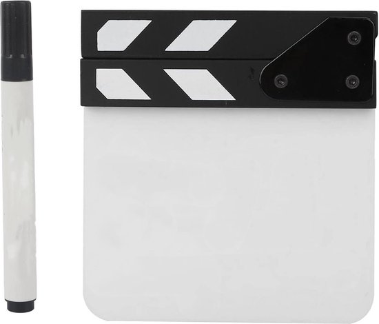 Mini Acrylic Director Scene Clapperboard - Film Cut Prop Action Board ...