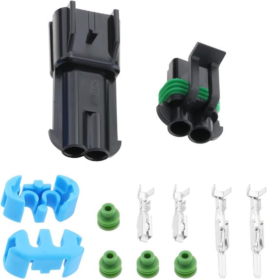 Set van 2-Way Metri-Pack Verzegelde 280 Serie 30 AMP Automotive ...