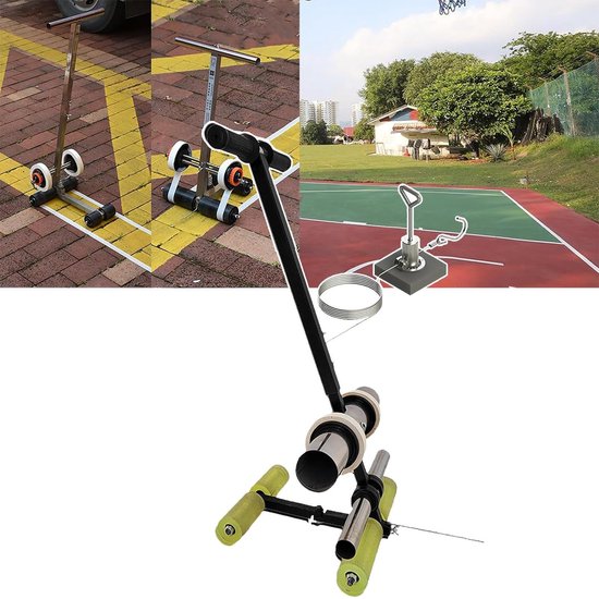Basketbalveld Markering Kit, Tape Marking Machine, Scribing Tool, Hand ...